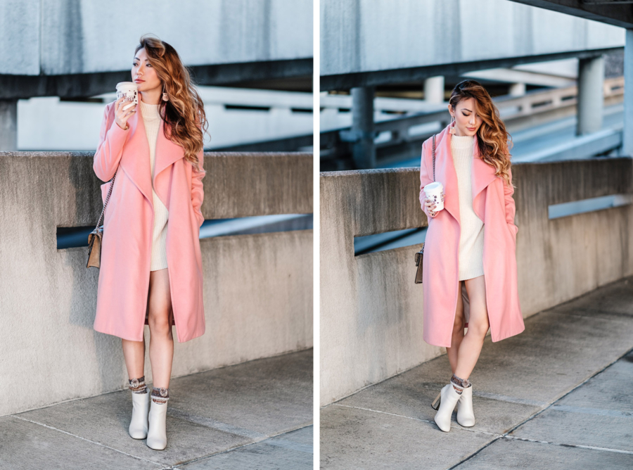 How To Style A Pink Coat To Perfection - Jessica Wang