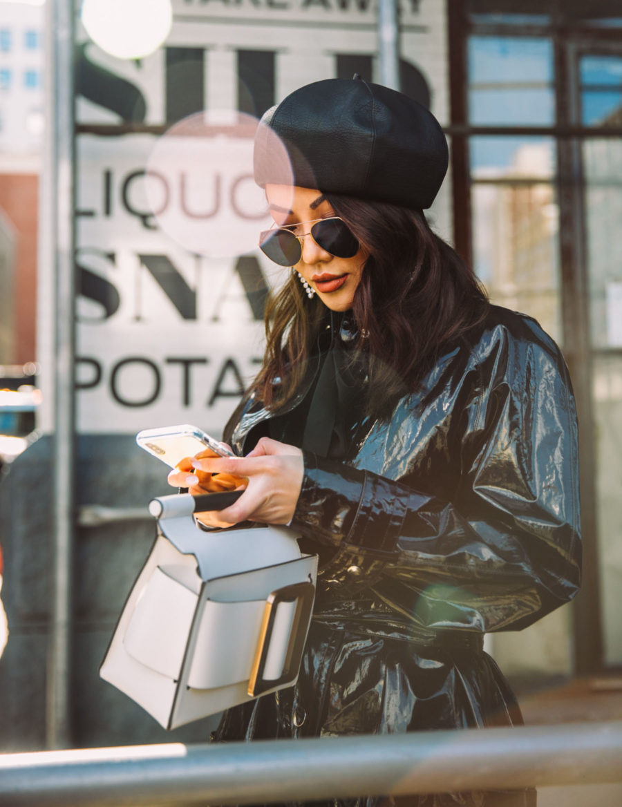 HOW TO WEAR VINYL LIKE A STREET STYLE STAR - Jessica Wang